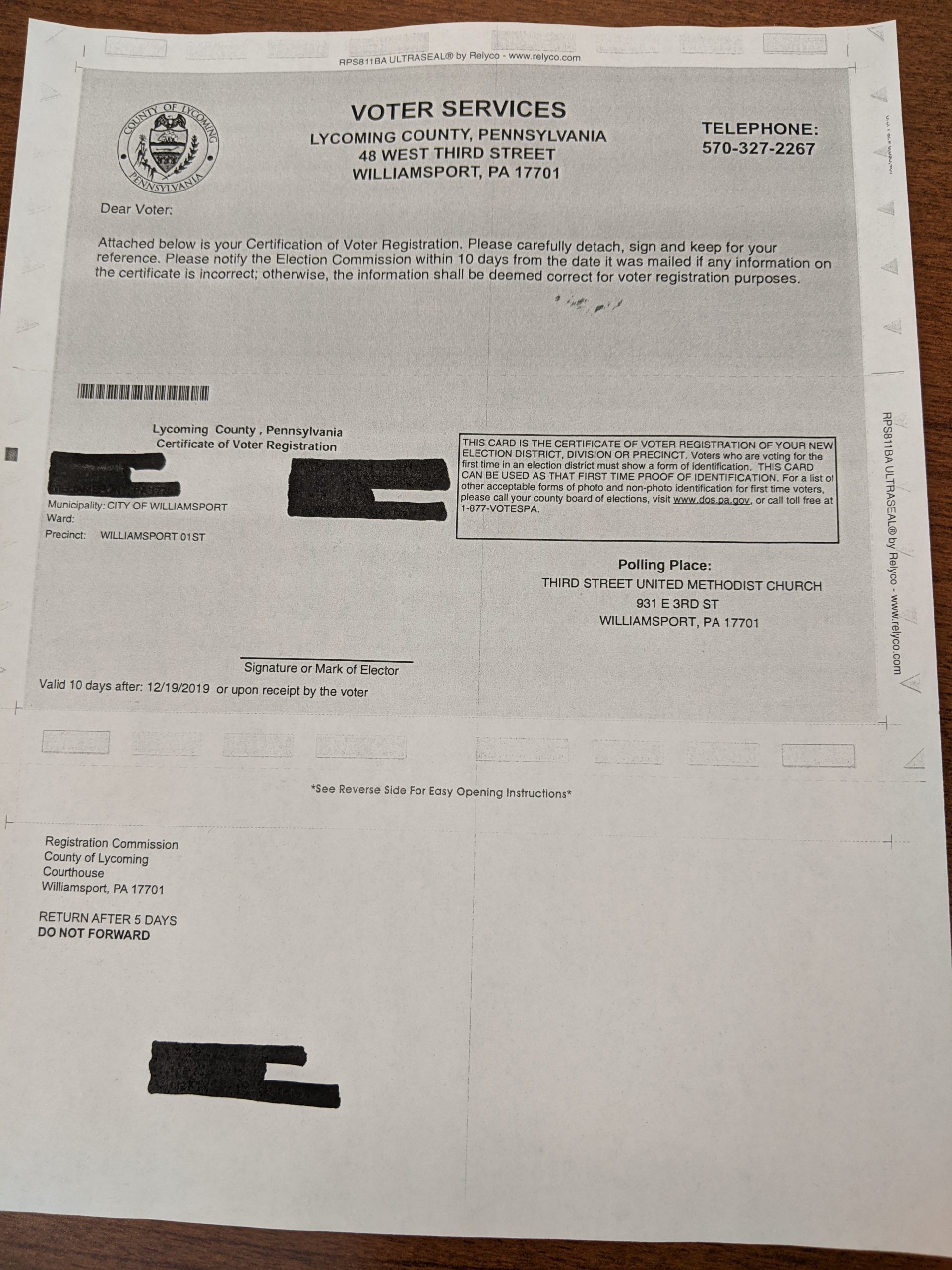 13,000 Williamsport residents notified of ward redistricting – On the PULSE